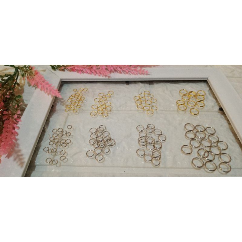 Jual Ring sambung / Ring Grade A untuk konektor kalung gelang | Shopee ...
