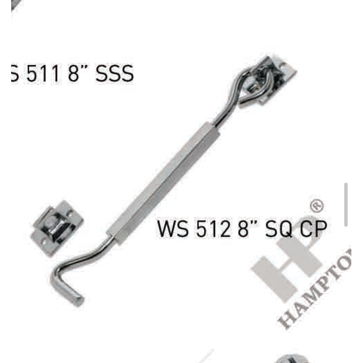 Jual Hampton WS 512 8 Inch SQ CP / Penahan Jendela (Isi 2 Pcs) | Shopee Indonesia
