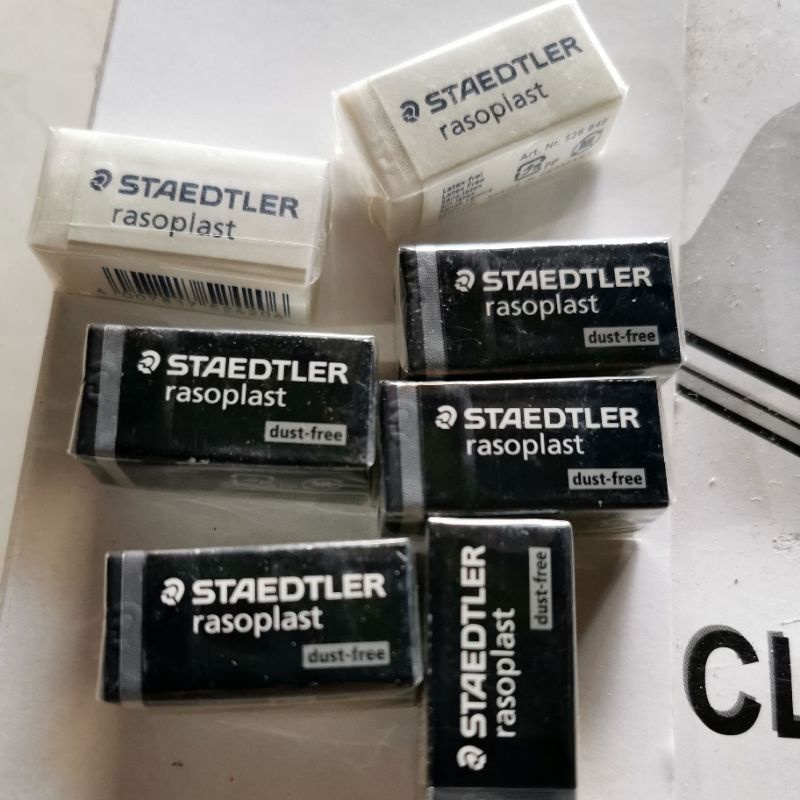 Jual PENGHAPUS RASOPLAST STAEDTLER HITAM PUTIH ORIGINAL tipe x ...