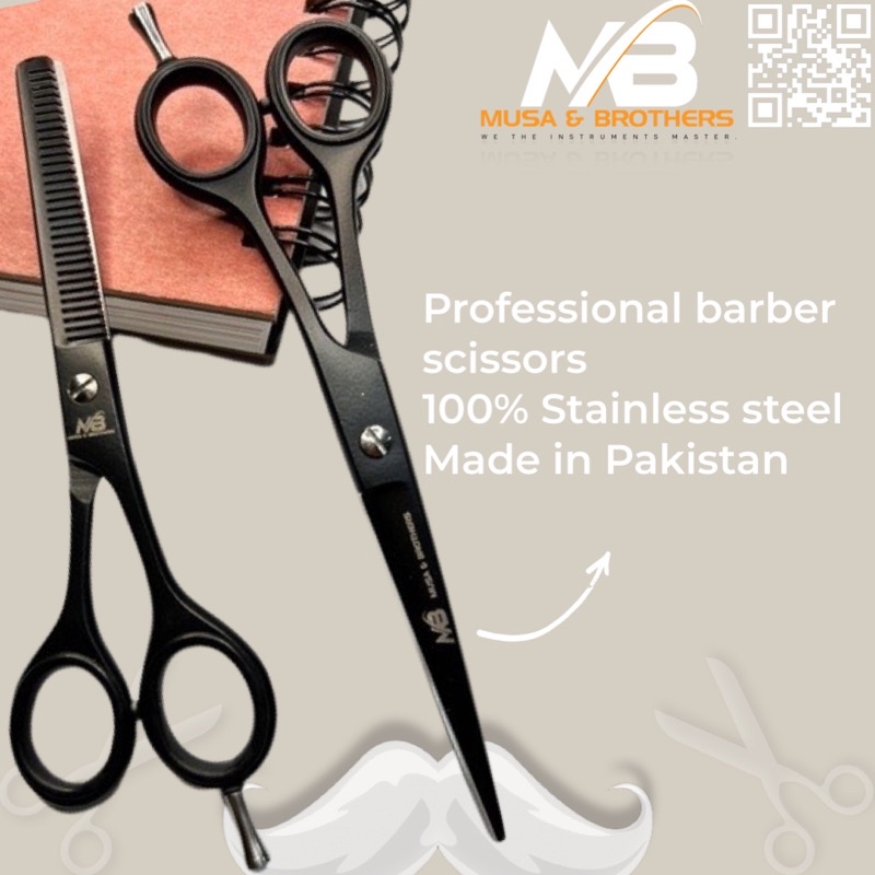 Jual [Made in PAKISTAN ] Professional barber scissors, Gunting rambut ...