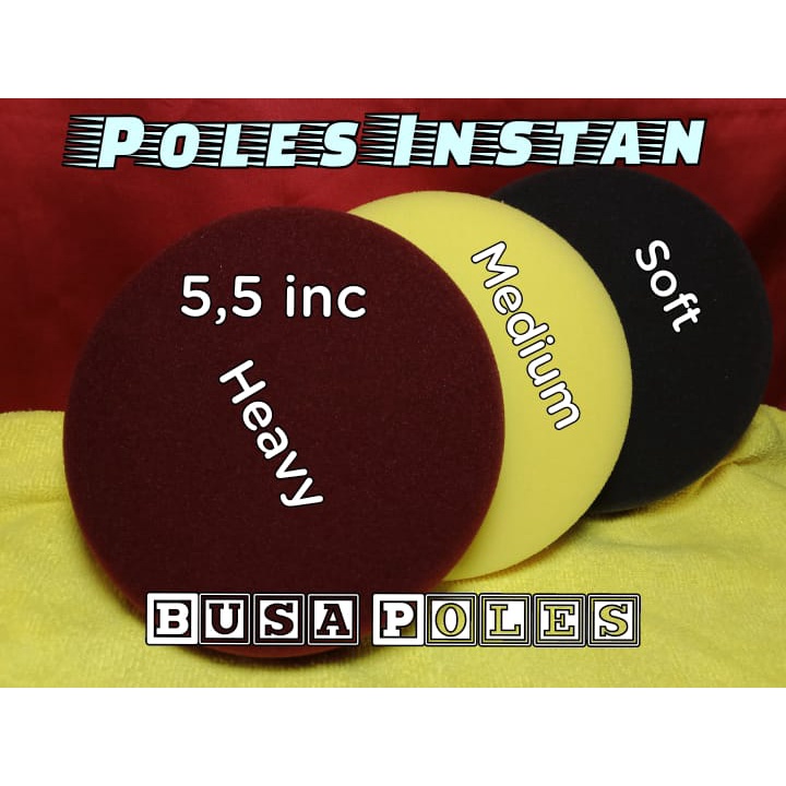 Jual Spon Busa Poles Premium 5inc | Shopee Indonesia