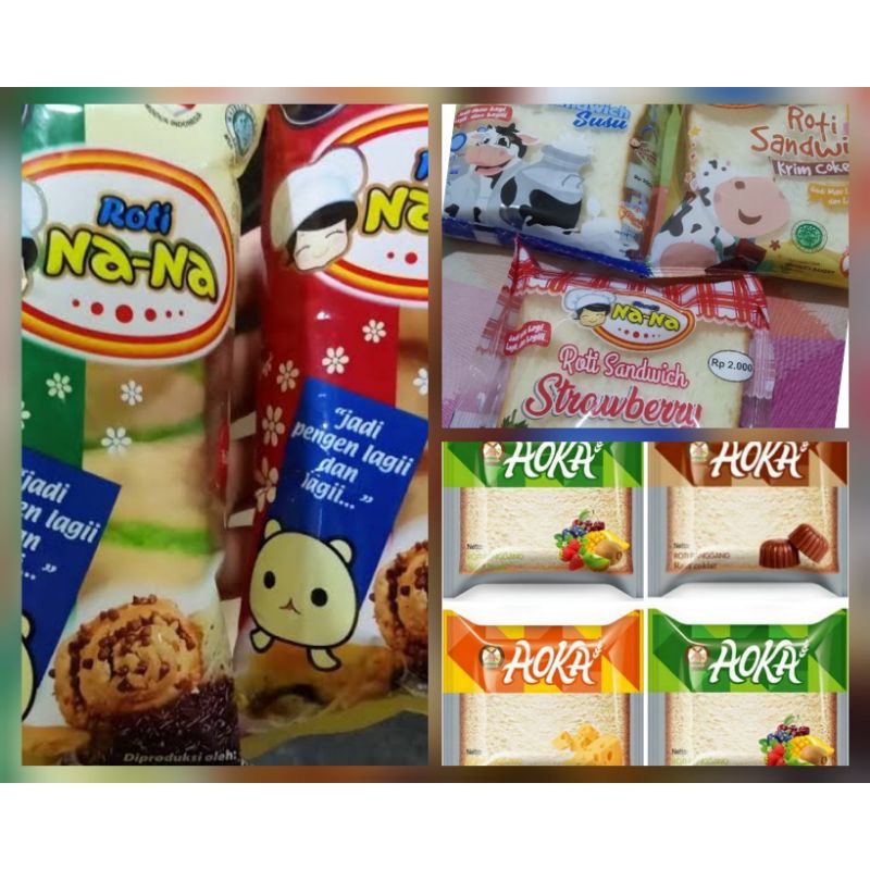Jual Aneka Roti All Variant rasa isi 5 pcs | Roti Na-Na Sidoarjo , roti ...