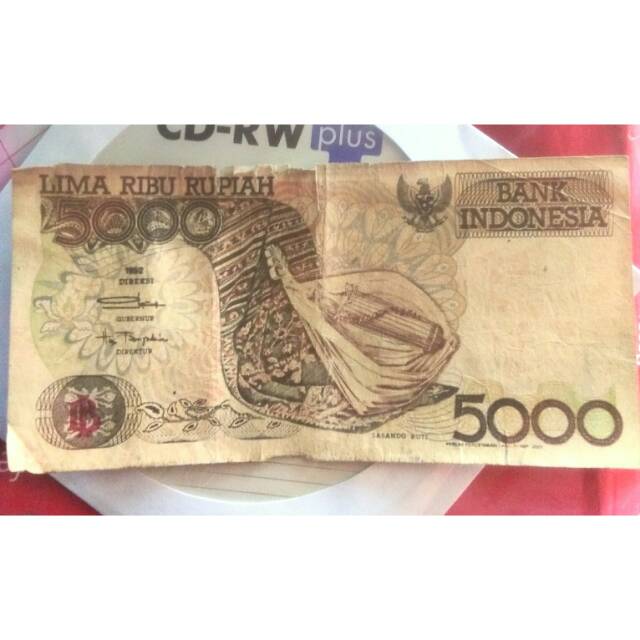 Jual Uang jadul/ kuno lima ribu rupiah (Rp. 5000) | Shopee Indonesia