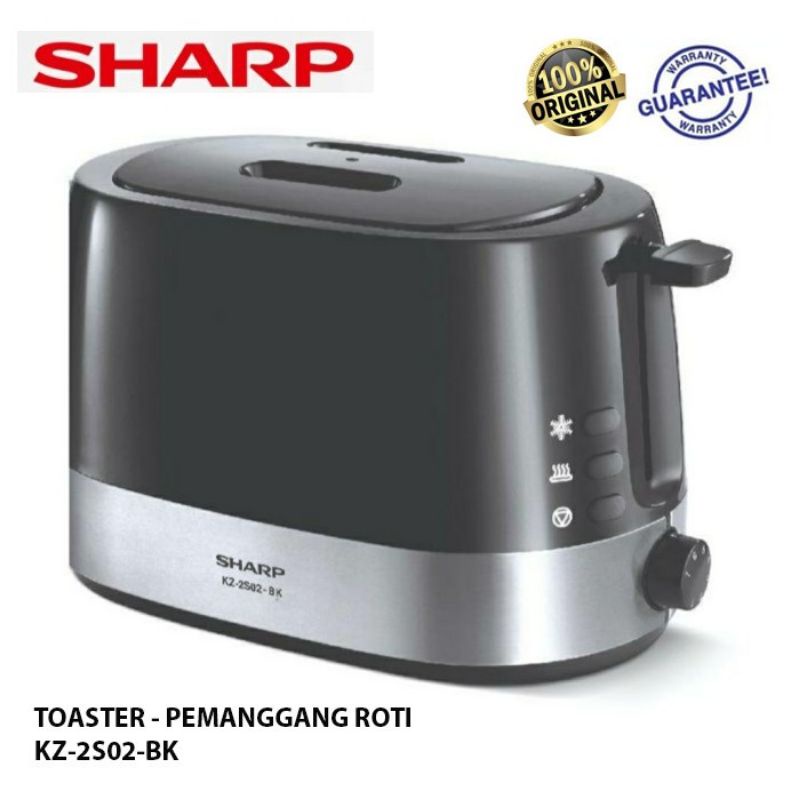 Jual Sharp Pop Up Toaster / Pemanggang Roti KZ2S02BK | Shopee Indonesia