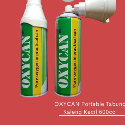 Jual OXYCAN oksigen portable tabung kaleng kecil 500cc siap pakai ...