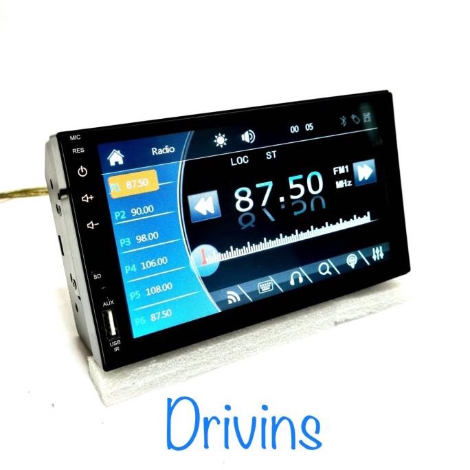 Jual TV MOBIL HEAD UNIT SKELETON SKT-8197 7" BODY PENDEK FULL GLASS ...