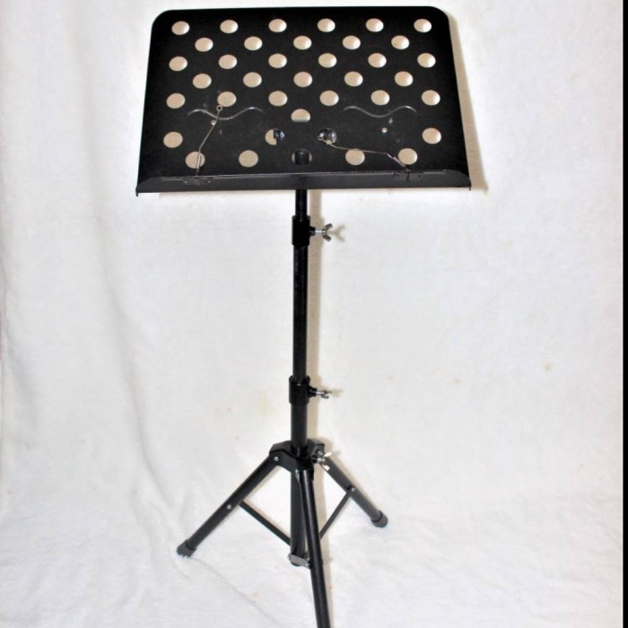 Jual Alat Musik Stand Partitur Stand Book Dirigen Vocal Bahan Besi Baja ...