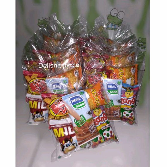 Jual paket snack jum'at berkah/parcel mini/paket hemat snack ulang ...