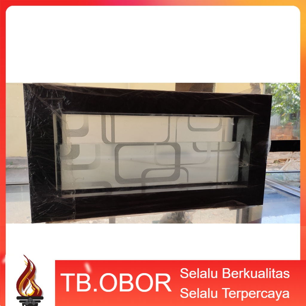 Jual Jendela Aluminium Type Single Casement Minimalis Premium Motif ...