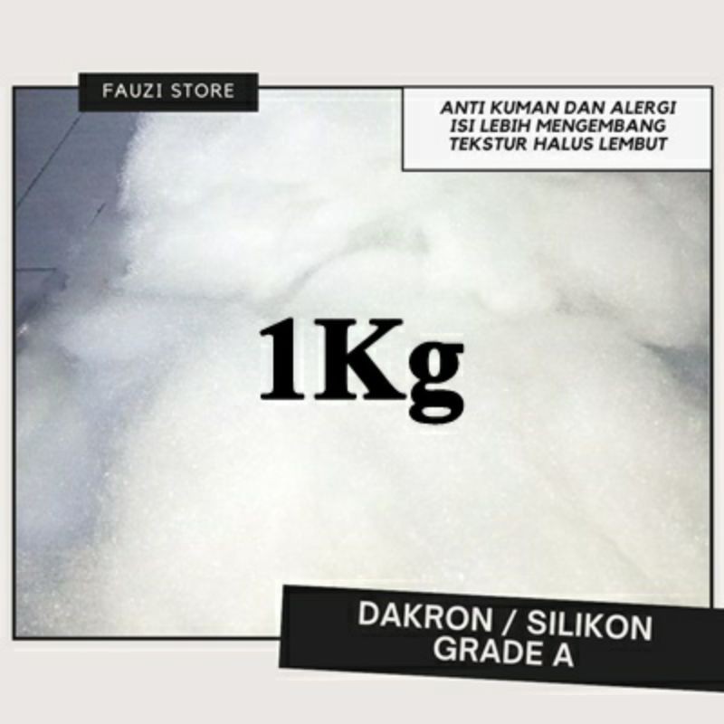 Jual Dakron Silikon Kiloan PREMIUM grade A isi 1000gr (1kg) | Shopee ...