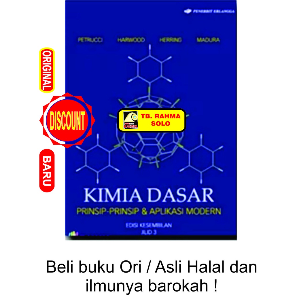 Jual Kimia Dasar Prinsip-Prinsip dan Aplikasi Modern Edisi Kesembilan Jilid 3 Petrucci Harwood ...