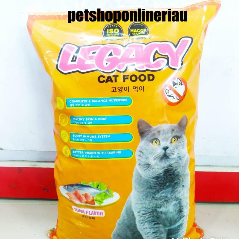 Jual LEGACY CAT FOOD 1 KG | Shopee Indonesia