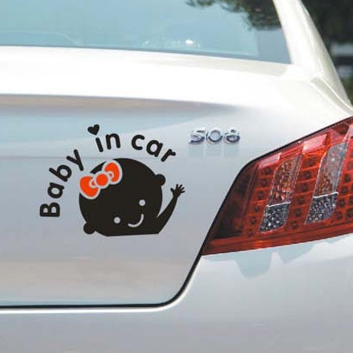 Jual Stiker Mobil Baby in Car Cutting Sticker Reflektif | Shopee Indonesia