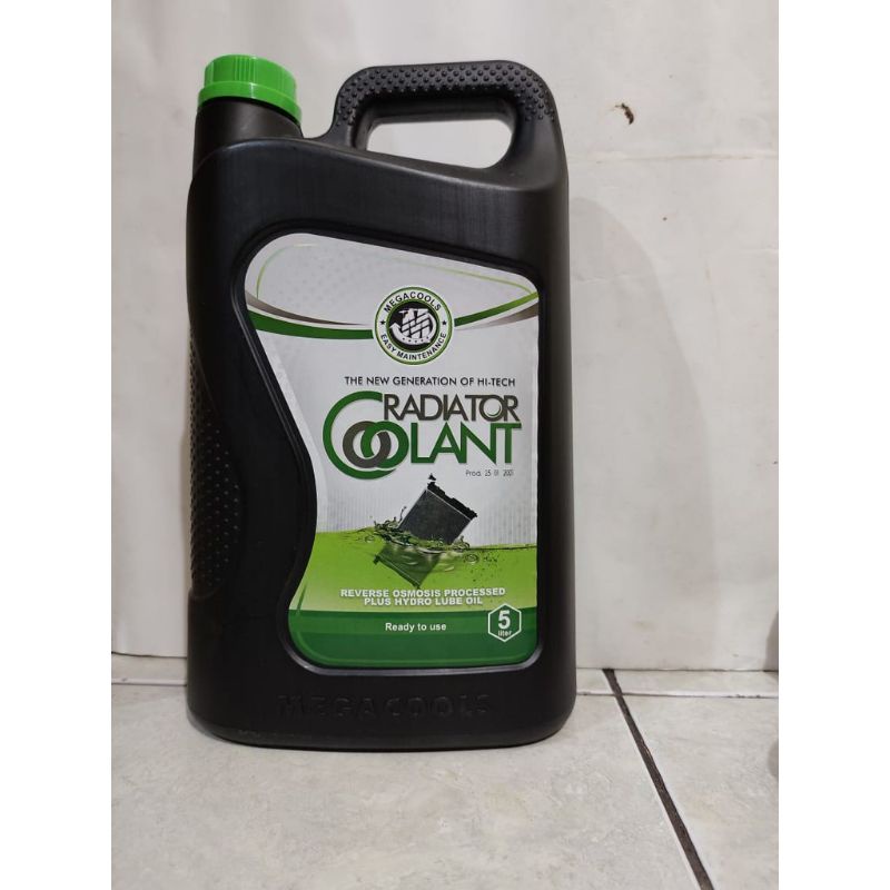 Jual Air radiator coolant megacools hijau 5 liter Coolant megacool ...