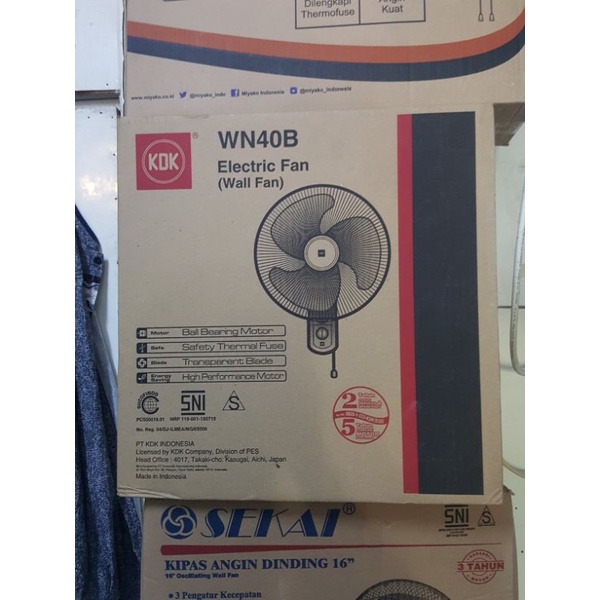 Jual kdk wall fan wn40b kipas angin dinding kdk 16 inch | Shopee Indonesia