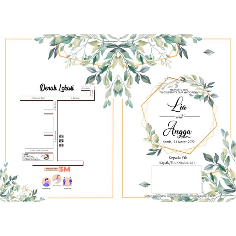 Jual Undangan nikah undangan pernikahan undangan sunatan khitanan murah ...