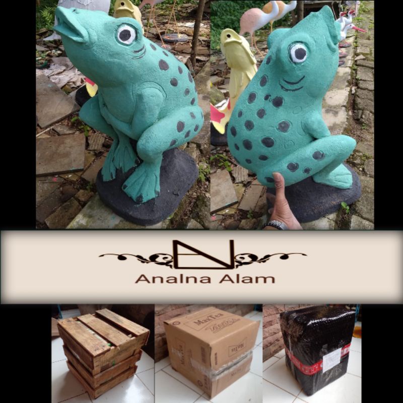 Jual Patung Air Mancur Patung Kodok Air Mancur Patung Taman Shopee Indonesia