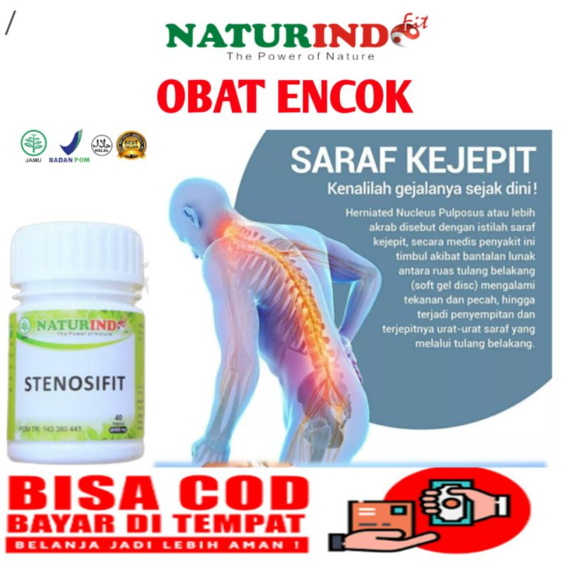 Jual Stenosifit Obat Sakit Pinggang Encok Saraf Kejepit Sarap Kejepit ...