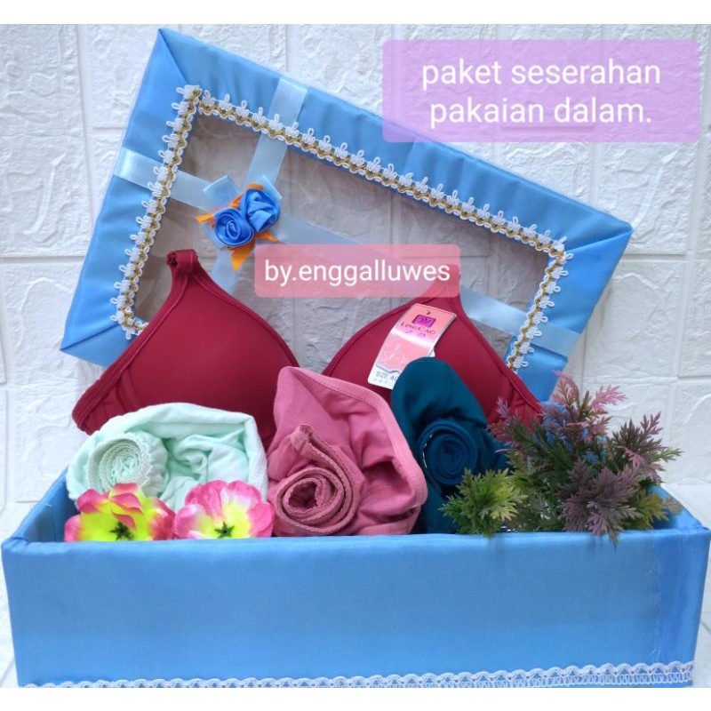 Jual Paket Seserahan/Paket hantaran pakaian dalam(cd,bh)/paket seserahan daleman | Shopee Indonesia