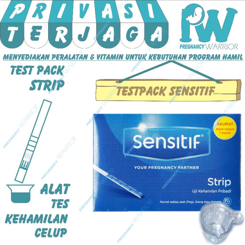 Jual testpack / test pack / tespek / tes kehamilan SENSITIF + bonus ...