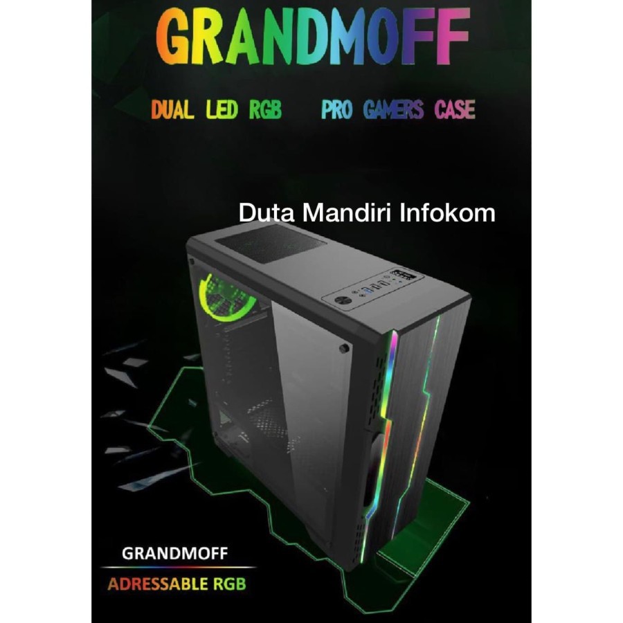 Jual Venom RX Grandmoff RGB Black - Tempered Glass Mid-Tower Gaming ...