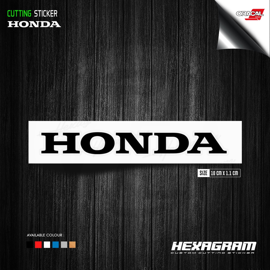 Jual Cutting Sticker Honda Logo Text | Stiker Cutting Logo Tulisan ...