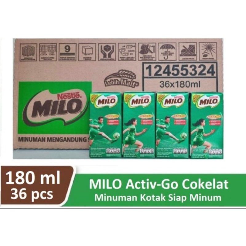Jual Best Seller.. Milo Active Go Susu UHT kotak 190ml | Shopee Indonesia
