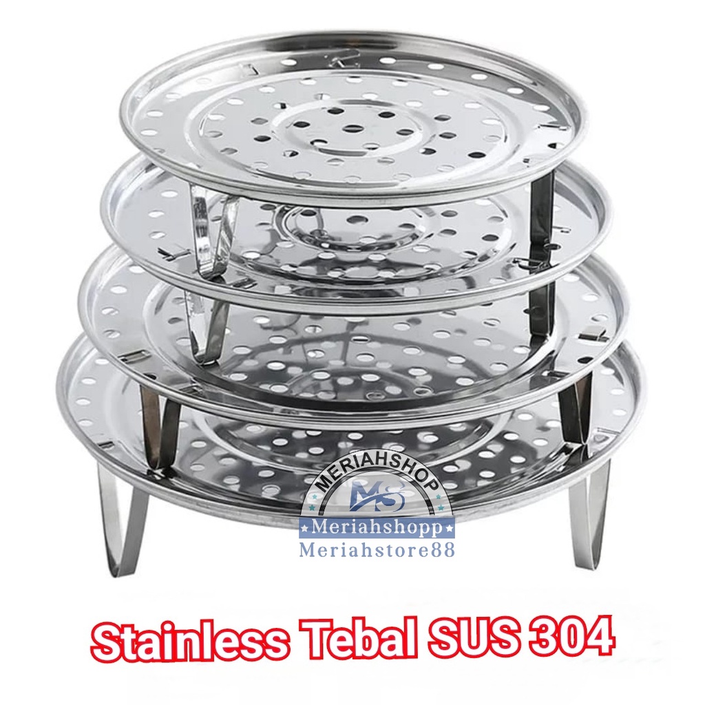 Jual Tatakan Alas Steamer (3 SIZE) Kukusan SUS-304 Panci Langseng Kukus ...