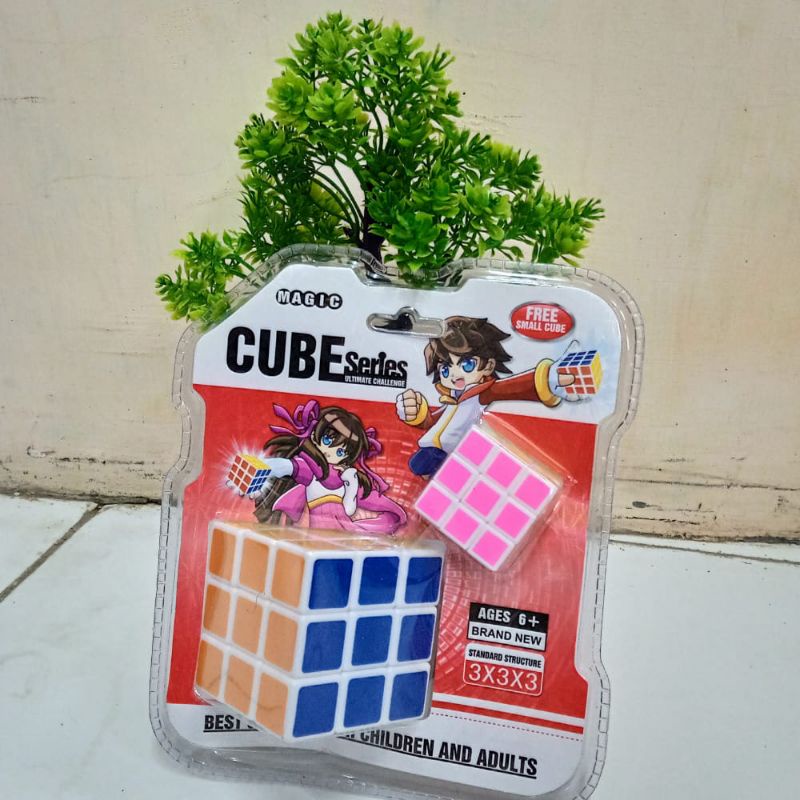 Jual mainan rubik segi empat banyak pilihan warna Hadiah kado Gift lucu ...