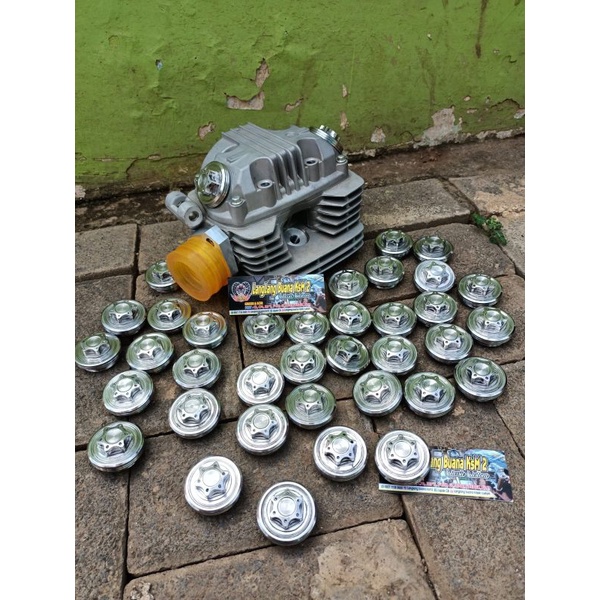 Jual Tutup Klep Stainless tutup kelep stenlis (pnp gl/MP/Tiger )1set ...