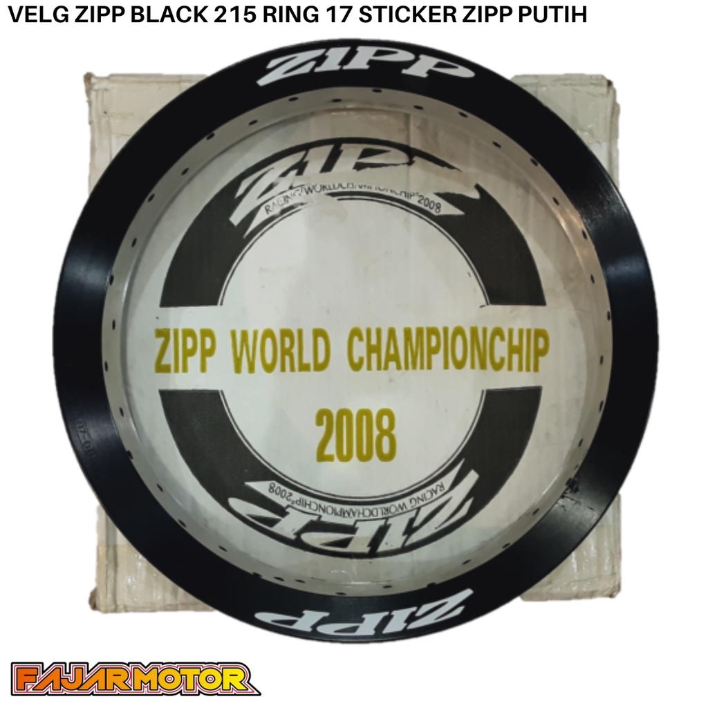 Jual VELG ALUMINIUM ZIPP 215 RING 17 BLACK SILVER | Shopee Indonesia