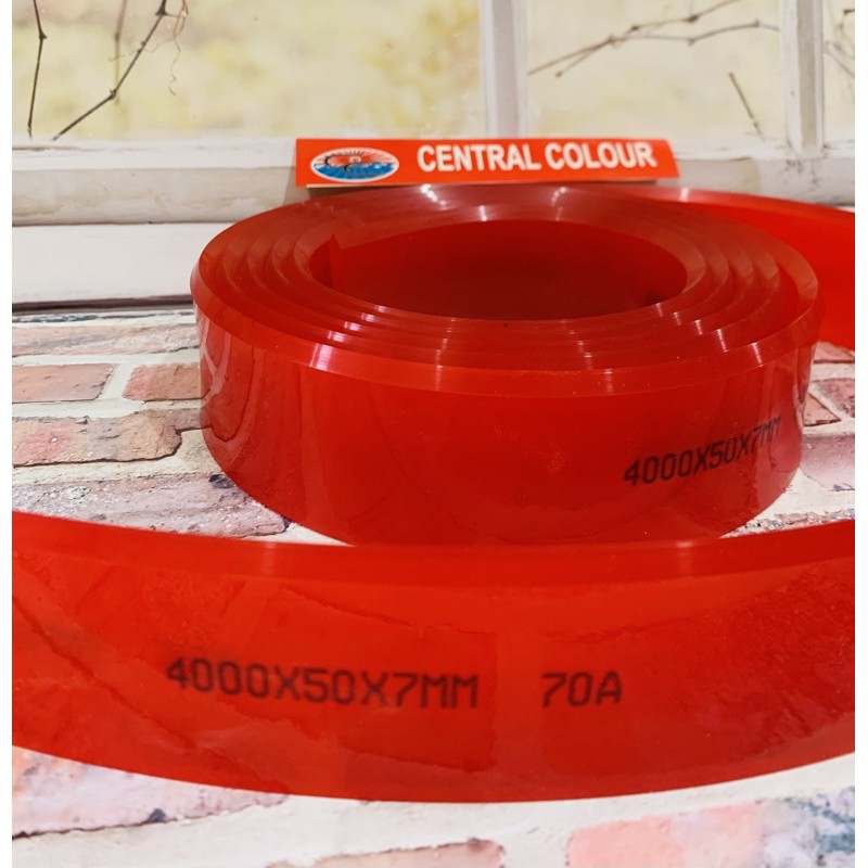 Jual Rakel Sablon 4000 X 50MM X 7MM + FREE Gagang Kayu Per CM - Merah ...