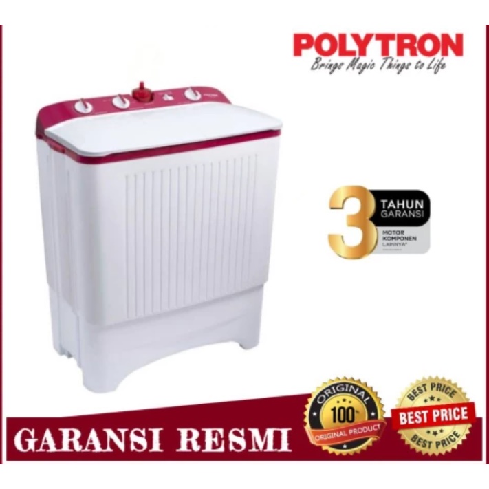 Jual Mesin Cuci Polytron 2 Tabung Twin Tub PWM-952 | Shopee Indonesia