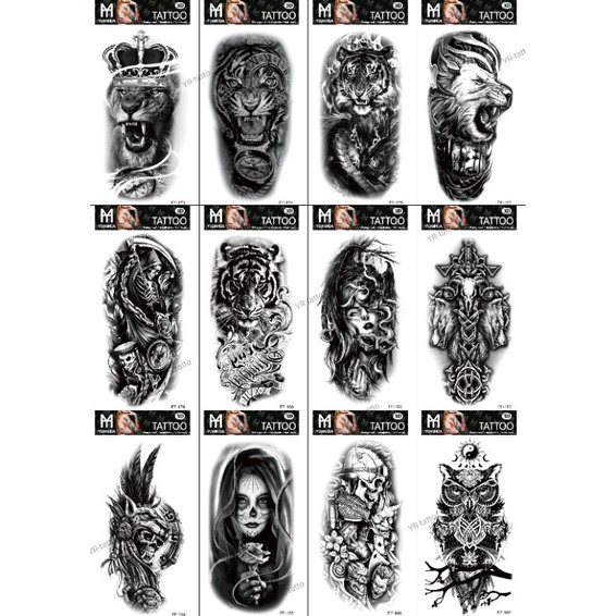Jual Tato temporary tribal macan singa Model FF | Shopee Indonesia