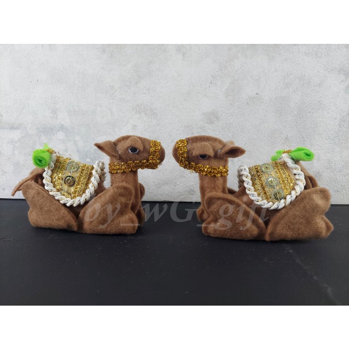 Jual Hiasan Lebaran - Boneka Unta Ukuran S - Warna Coklat-Gold;1 pack 1 ...