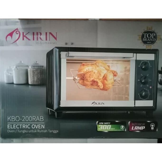 Jual Oven Listrik Kbo 200Rab / Kbo 200 Rab Lw - Black - 20L - Kirin Badascentury | Shopee Indonesia