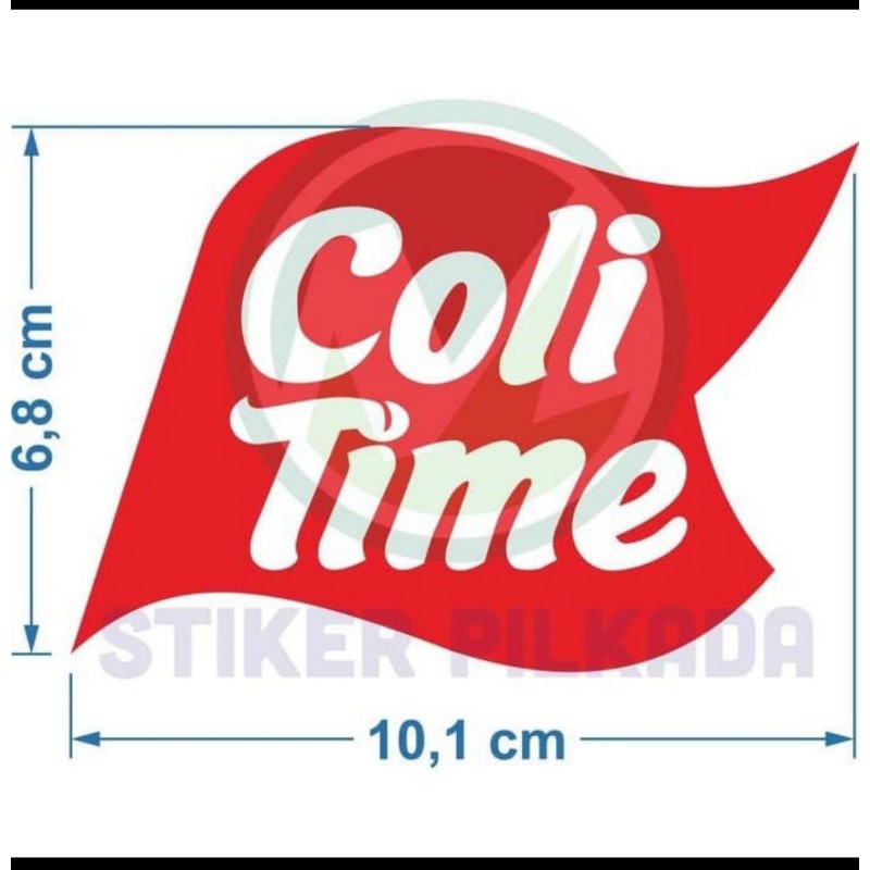 Jual STIKER COLI TIME 10X10CM | Shopee Indonesia