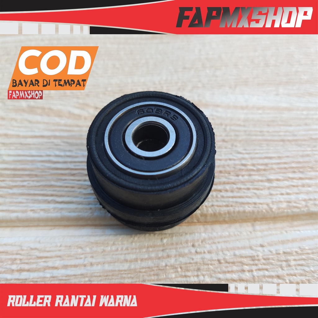 Jual Roller rantai kombinasi besi dan karet penahan rantai kombinasi ...