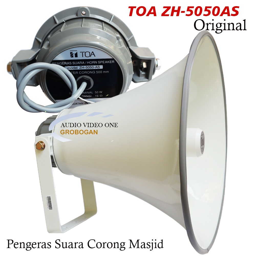 Jual Toa Spiker Corong Set ZH-5050 AS Speaker Horn Pengeras Suara 50 Watt Origanal PALET KAYU ...