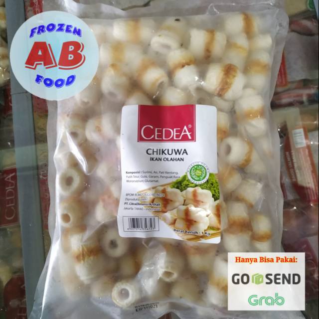 Jual Cedea Chikuwa Mini 1 kg Frozen Seafood Ikan Olahan Chikuwa Fish ...