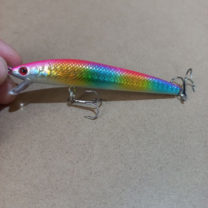 Jual minnow floating 10 cm / 9 gram AQ009 | Shopee Indonesia