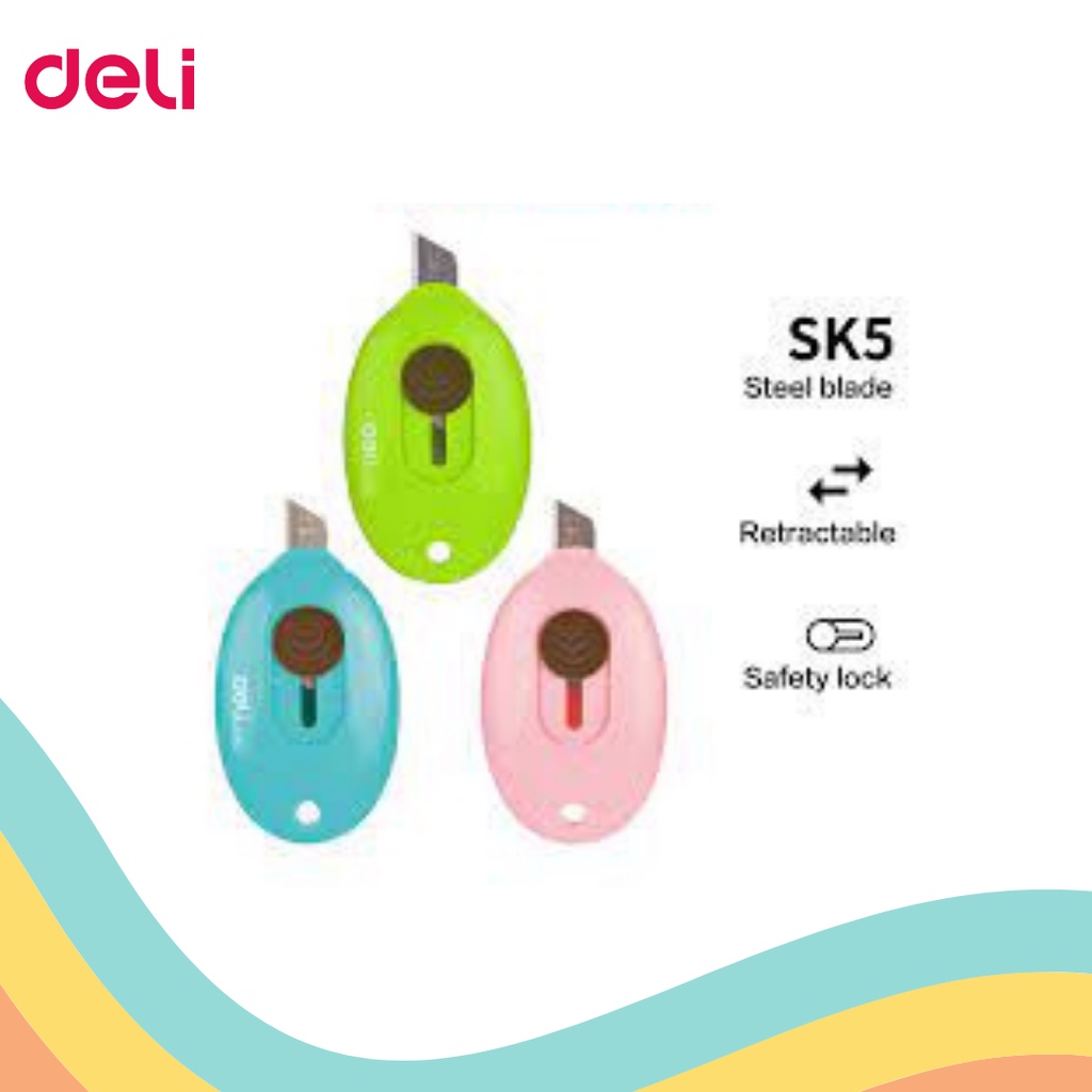Jual CUTTER MINI BULAT DELI E-2050 (1 PCS) | Shopee Indonesia
