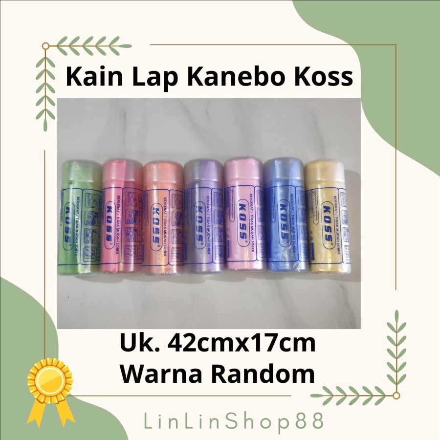 Jual Kanebo KOSS lap kain refil chamois 42 x17 | Shopee Indonesia