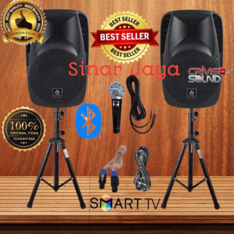 Jual [ Best Seller ] Paket Sound system Speaker 15 Inch Aktif + pasif ...