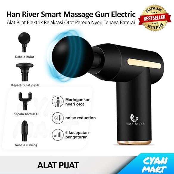 Jual Alat Pijat Getar Elektrik Pistol Pijat Otot Fascia Massage Gun ...