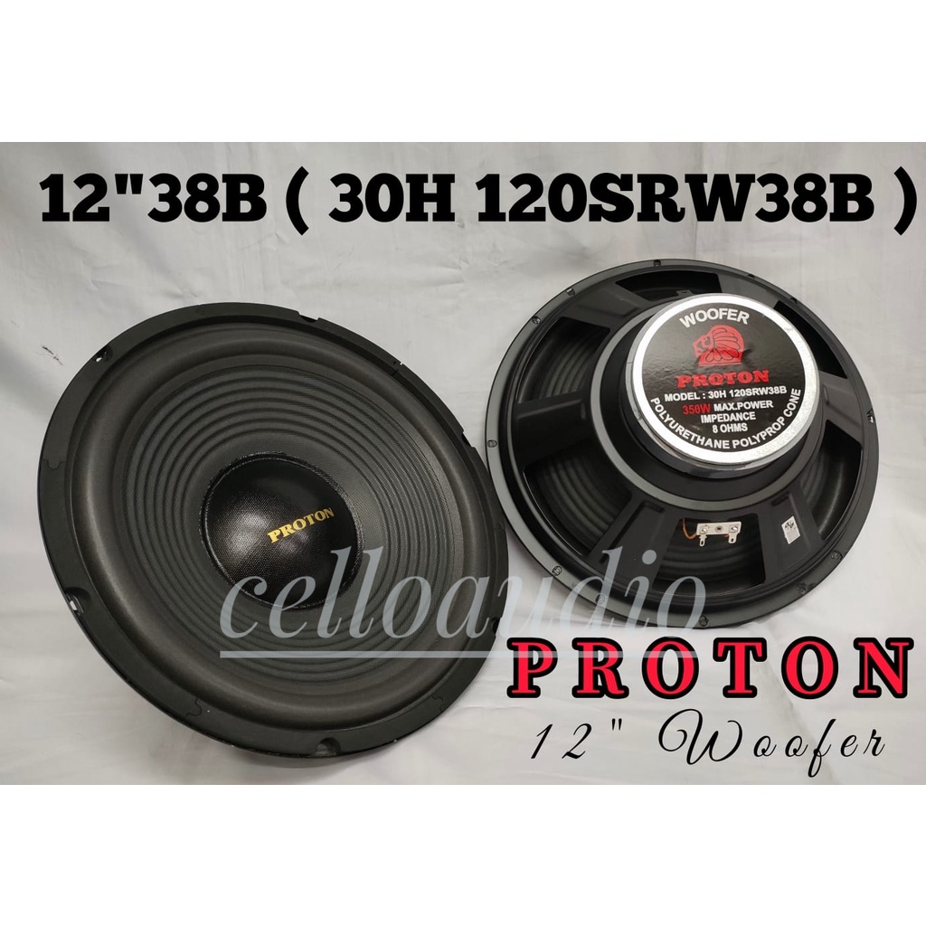 Jual Woofer 12" Proton H120 SRW 38B Komponen Speaker Woofer 12 Inch ...
