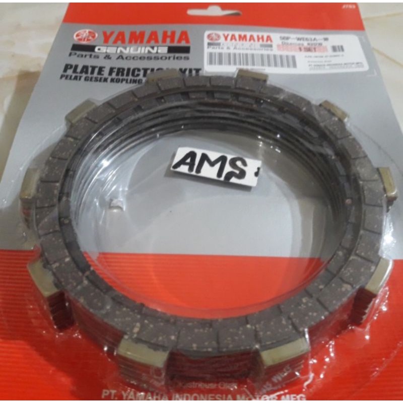 Jual original kampas kopling yamaha scorpio pnp ninja 150 r rr set isi 6 pcs asli 5bp | Shopee ...
