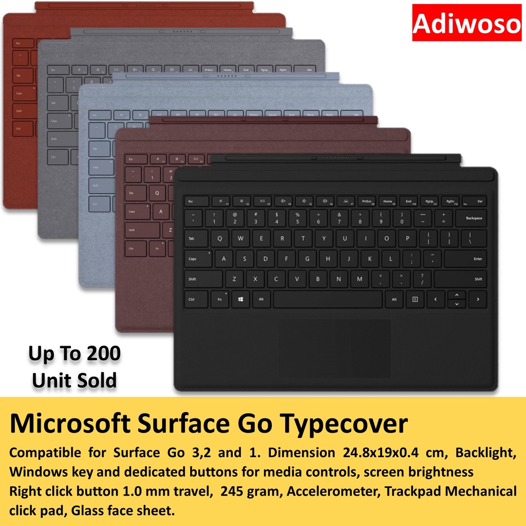 Jual Microsoft Surface Go Keyboard | Shopee Indonesia