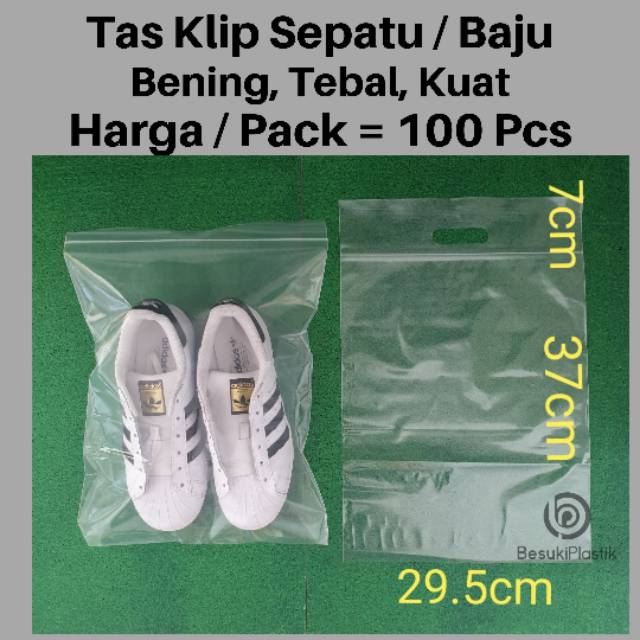 Jual Tas Klip Plong Sepatu Baju TEBAL tas klip cuci sepatu tas klip ...