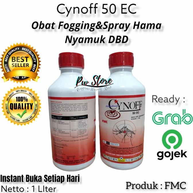 Jual Cynoff 50 EC Obat racun Fogging Nyamuk DBD Pestisida Hama | Shopee ...